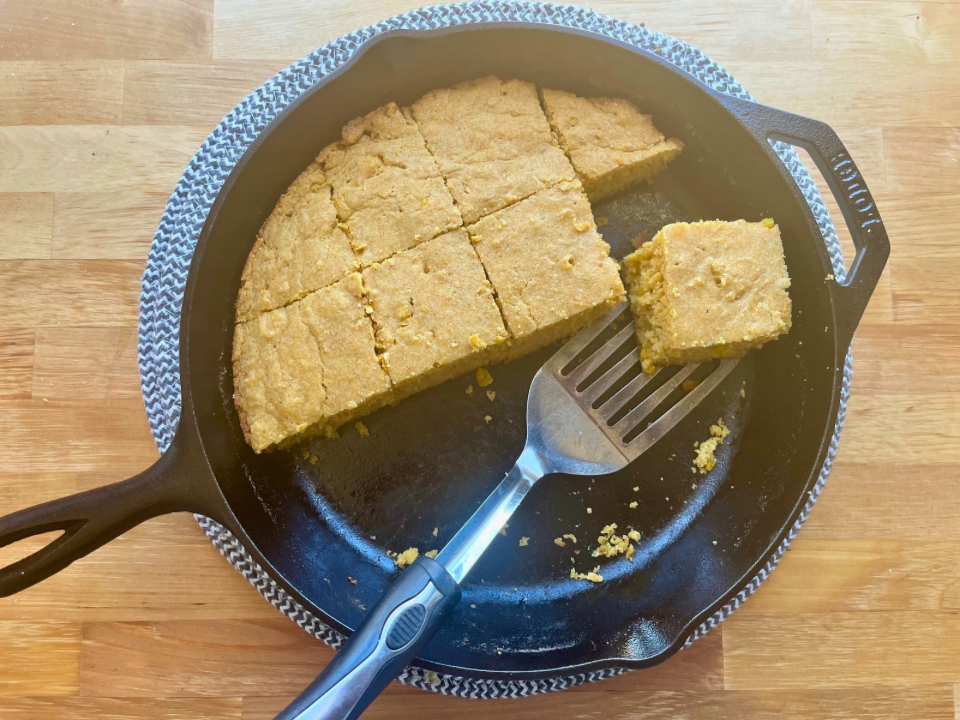 Quick Fresh Milled Cornbread, Just Like Grandma Made